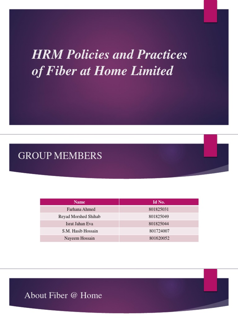 Fiber@Home | PDF | Human Resources | Recruitment