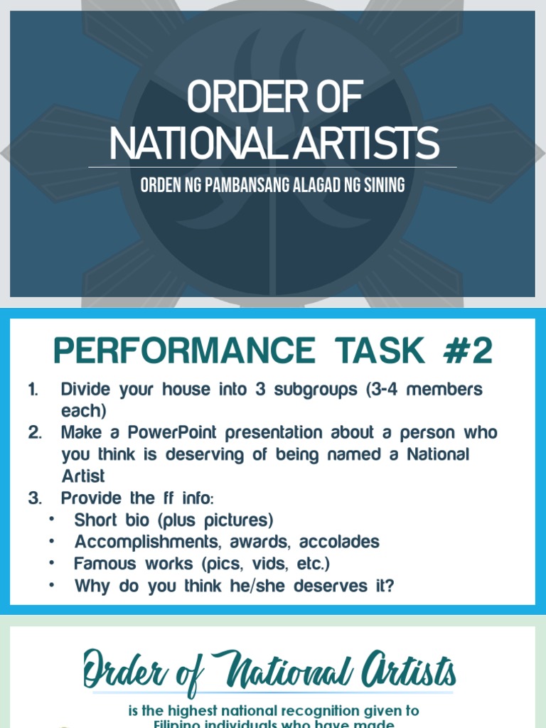 04 Order of National Artists | PDF | Aesthetics