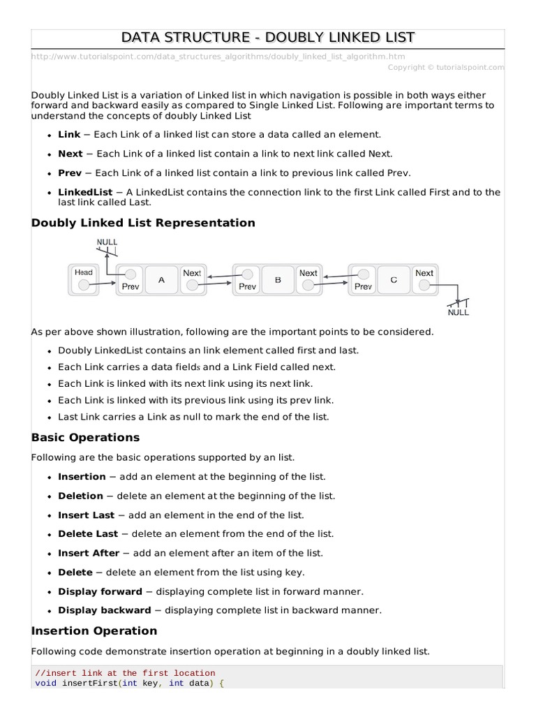 Doubly Linked List Algorithm | PDF | Algorithms And Data Structures | Theoretical Computer Science