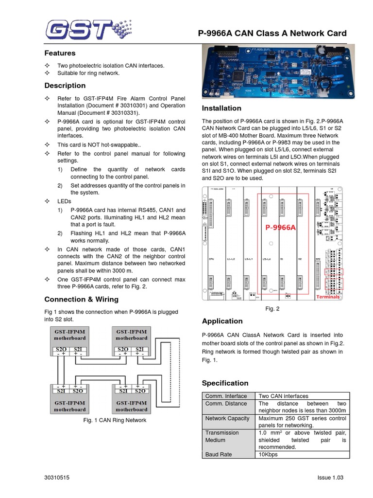 P-9966A CAN Class A Network Card Issue1.03 | PDF | Relative Humidity ...