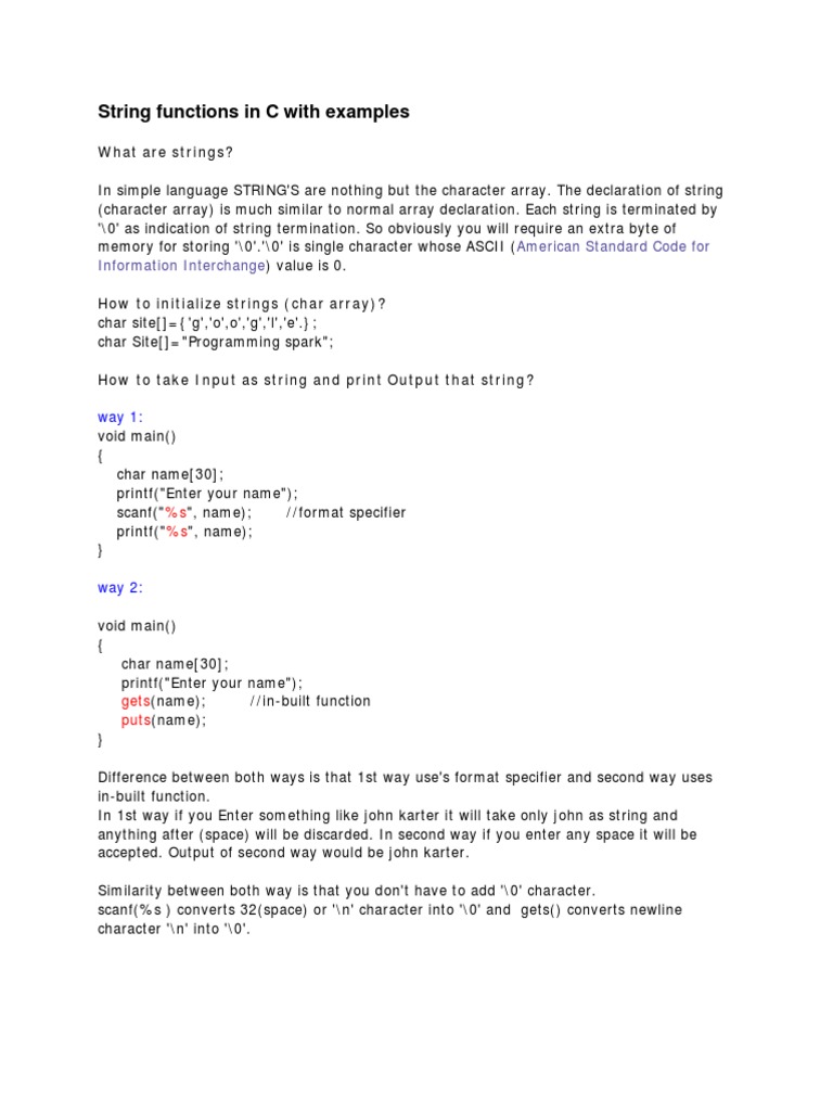 String Pdf String Computer Science Notation