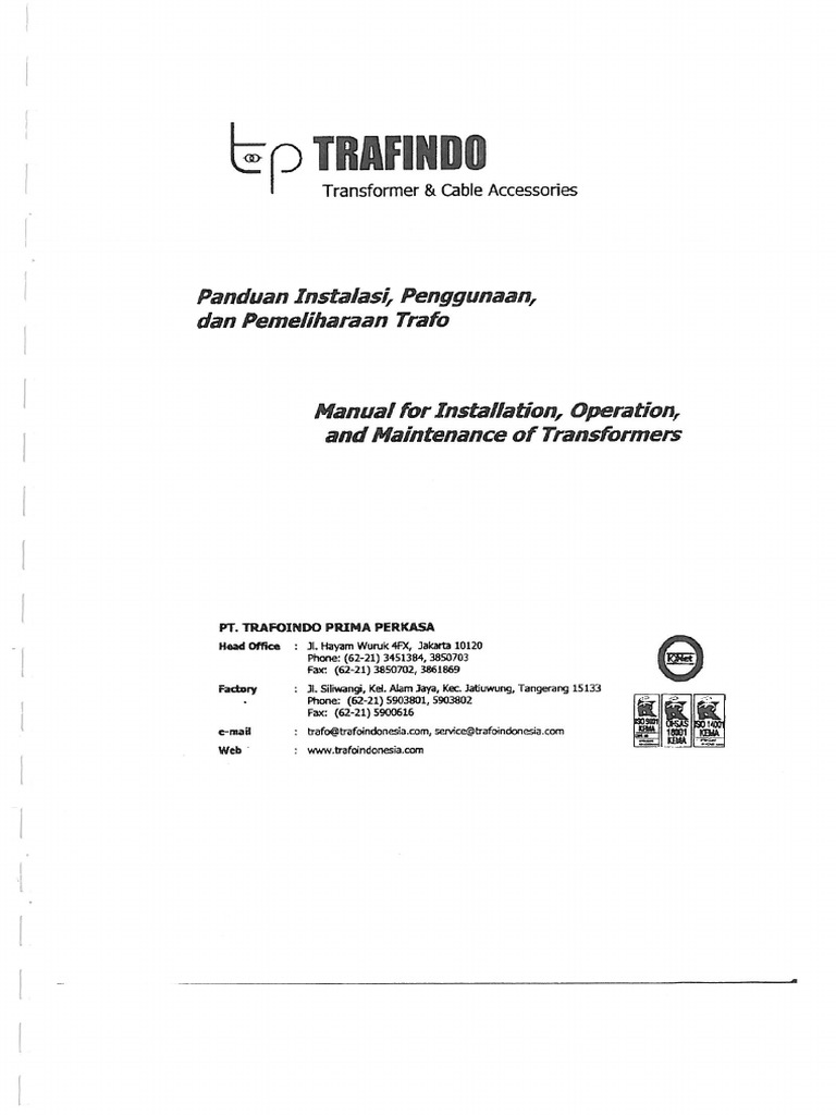 Manual Book Trafindo | PDF