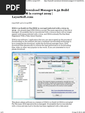 Serial Internet Download Manager 6.32: Hướng Dẫn Cài Đặt Và Sử Dụng