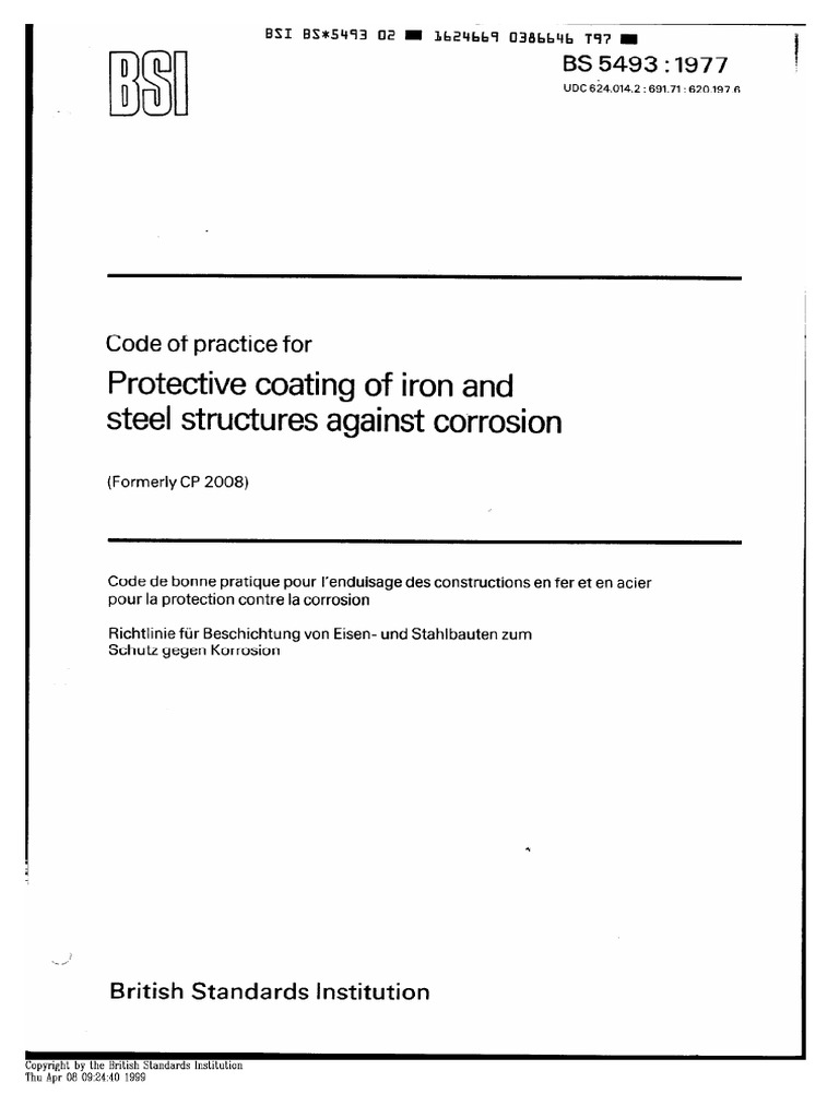 BS 5493-1977 PDF | PDF