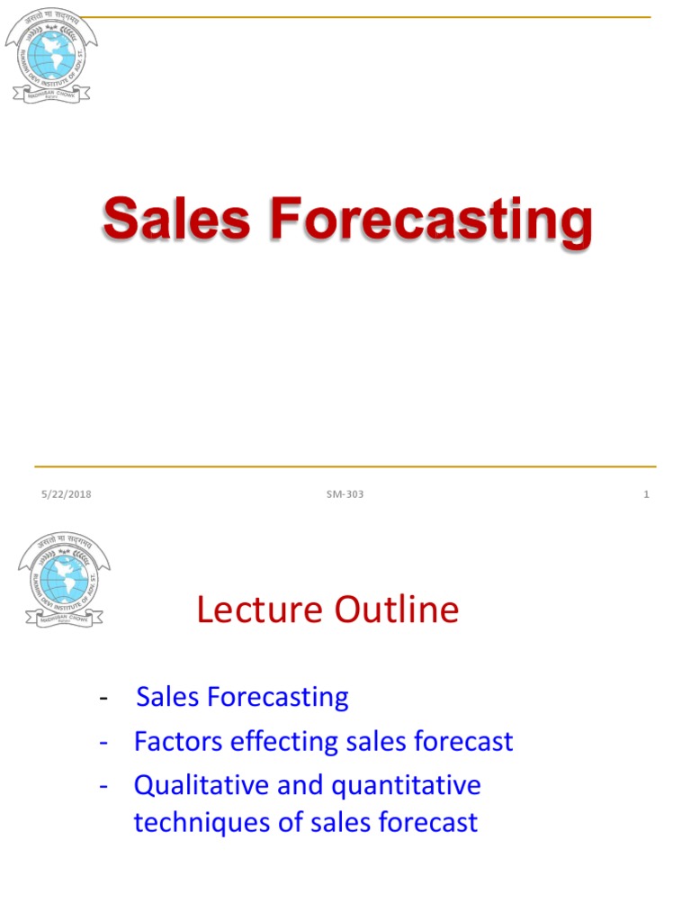 Sales Forecasting Techniques Overview | PDF | Forecasting | Regression ...