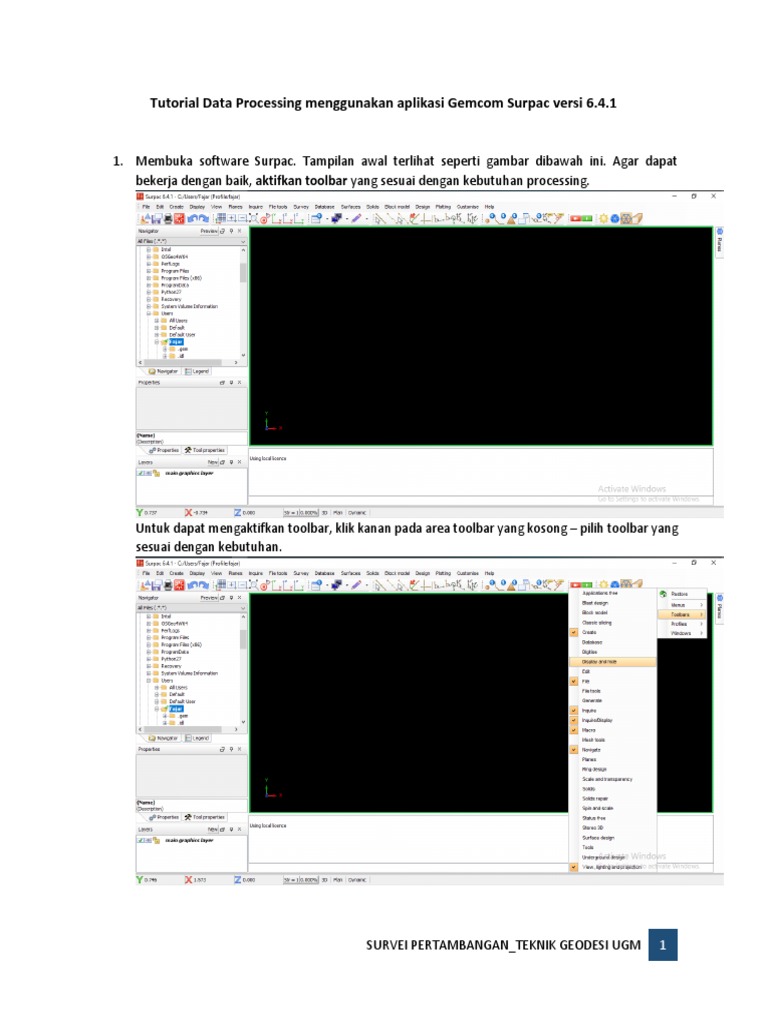 Tutorial Surpac | PDF