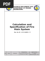 03 - Firewater Demand Calculation & Hydraulic | PDF | Pump | Firefighting