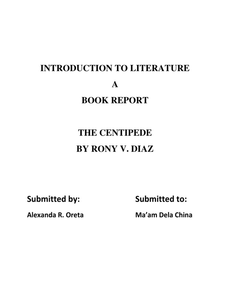 The Centipede by Rony V | Forgiveness