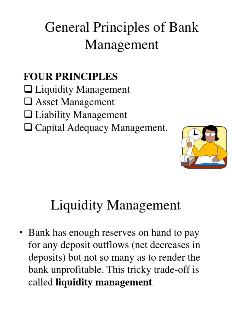 liquidity management in bank management principles | Market Liquidity ...