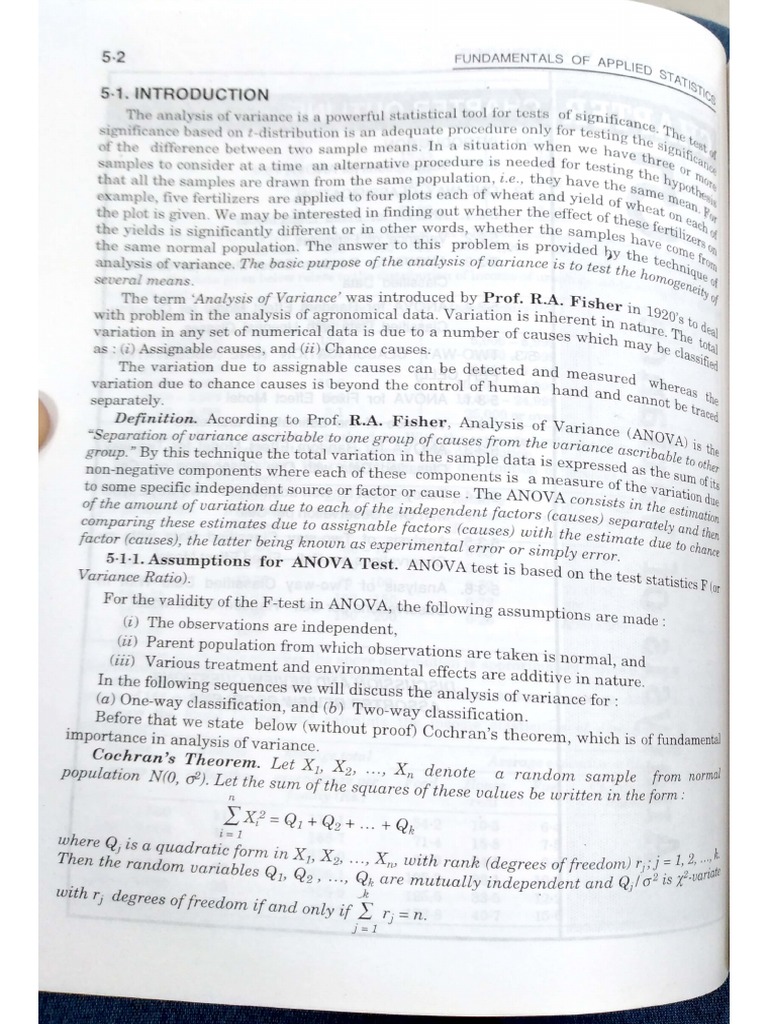 Anova SC Gupta | PDF