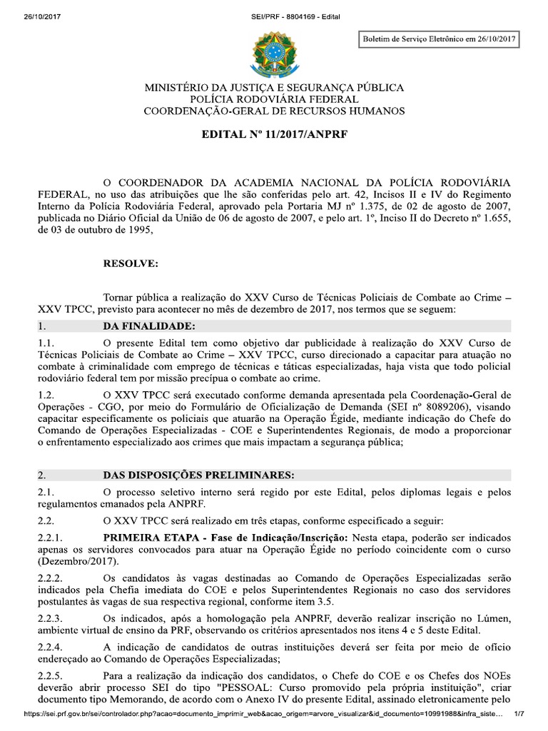 Curso de Técnicas Policiais de Combate Ao Crime - TPCC | PDF