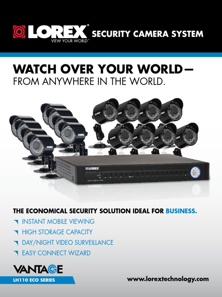 Lorex Specs | PDF | Video | Digital Video Recorder