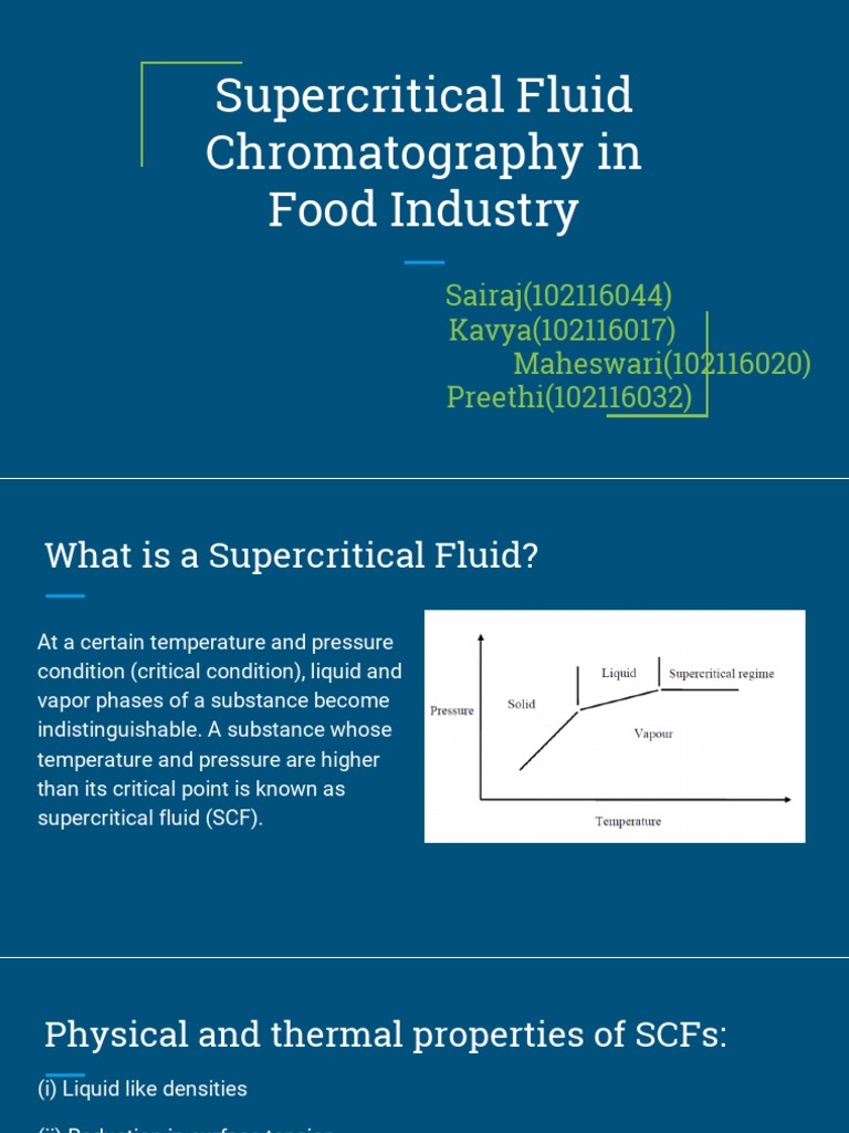 NSP Presentation | PDF | Supercritical Fluid | Chromatography