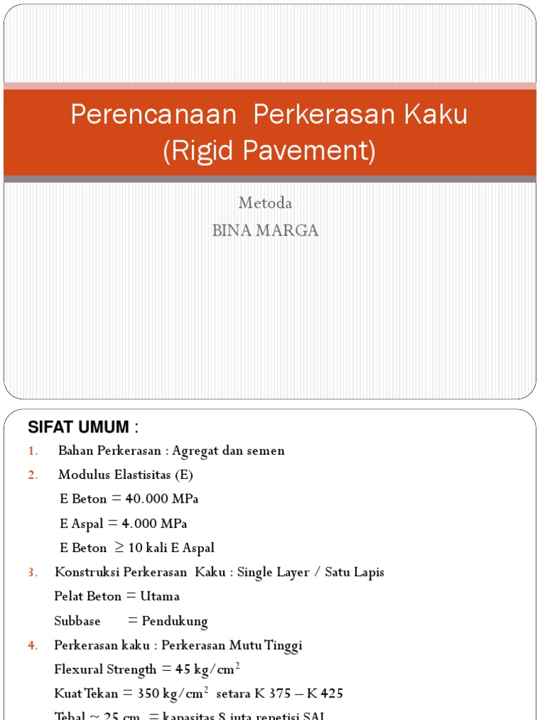 Perkerasan Kaku | PDF