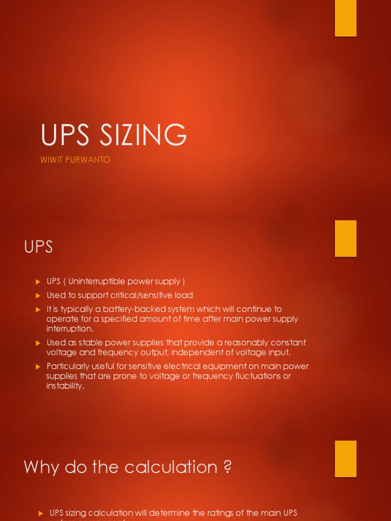 UPS Sizing | Download Free PDF | Power Inverter | Rectifier