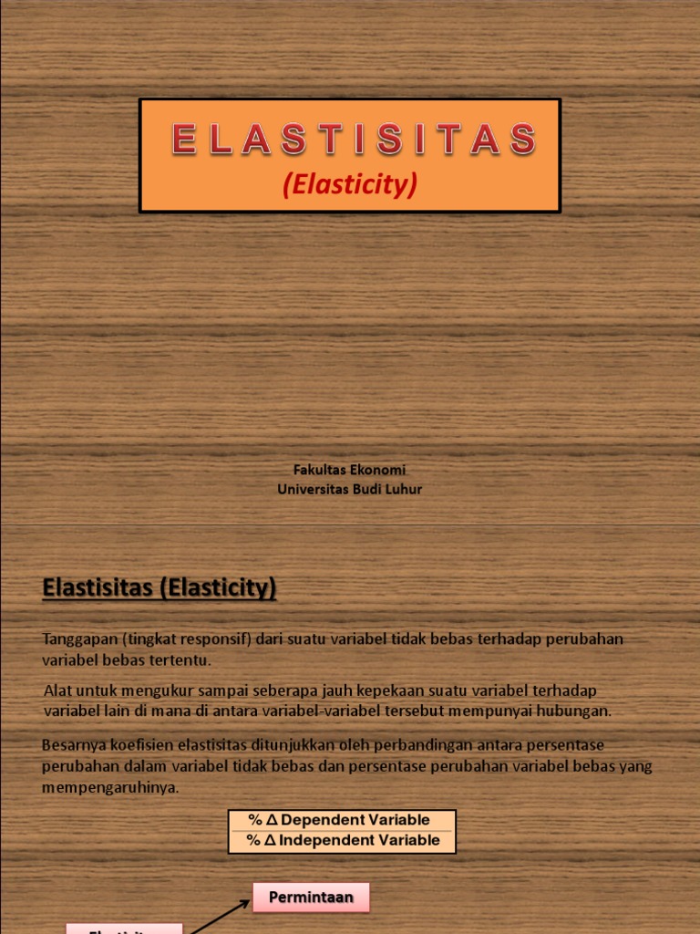Elastisitas Harga Permintaan Dan Penawaran | PDF