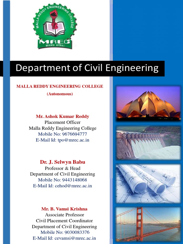 Civil Department Profile | PDF | Civil Engineering | Recruitment