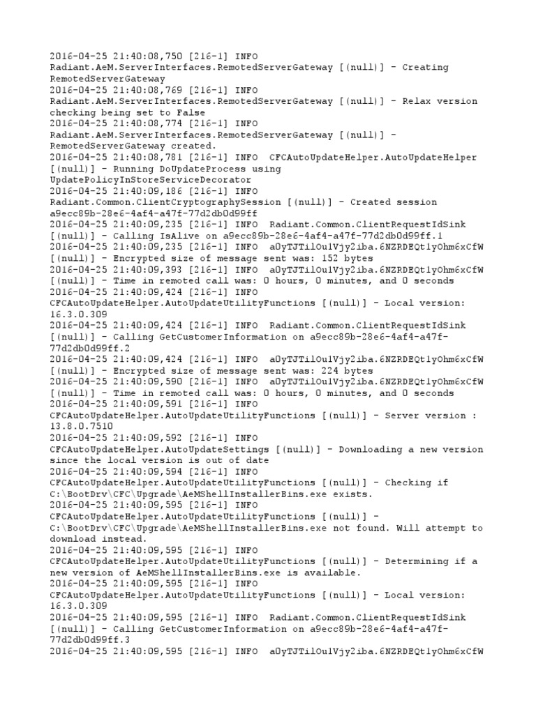 CFCBinsDownloader Log | PDF | Operating System Families | Utility Software