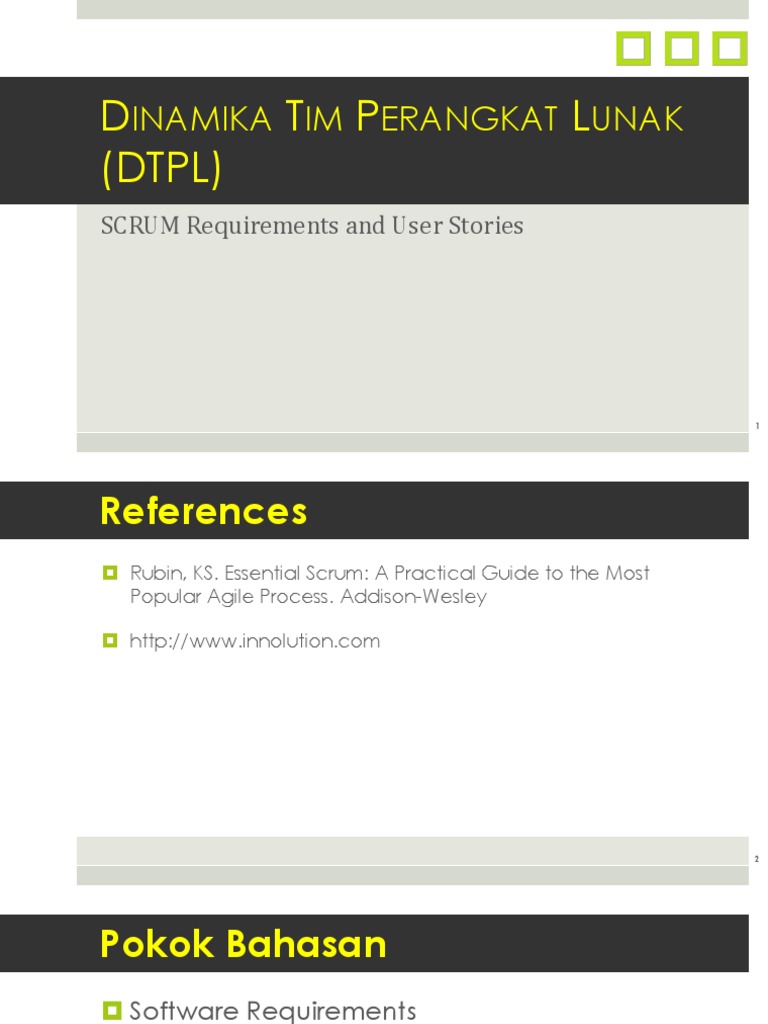 04.SCRUM Requirements and User Stories | PDF | Scrum (Software ...
