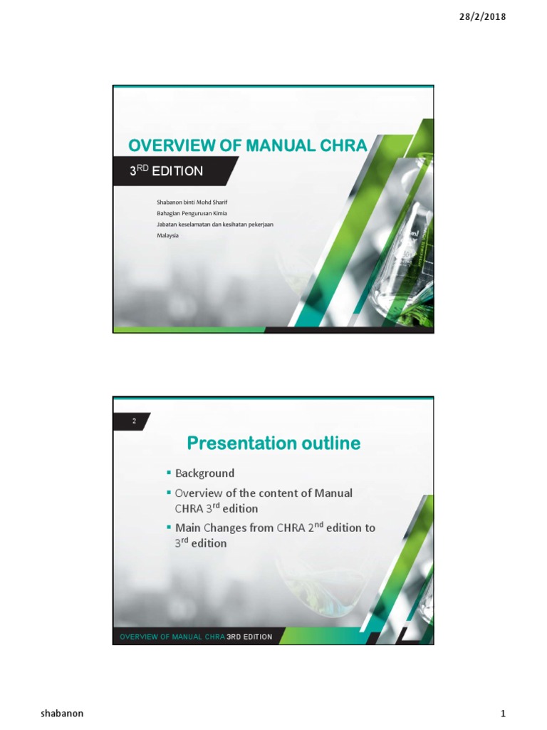 Chra 3rd Edition Manual | PDF | Hazards | Toxicity