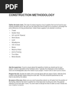 Sample CHB Installation | PDF | Masonry | Specification (Technical ...
