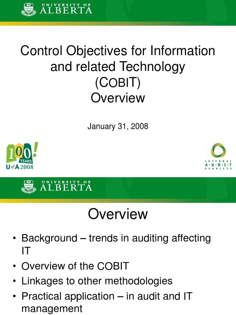 COBIT | PDF | Cobit | Internal Control