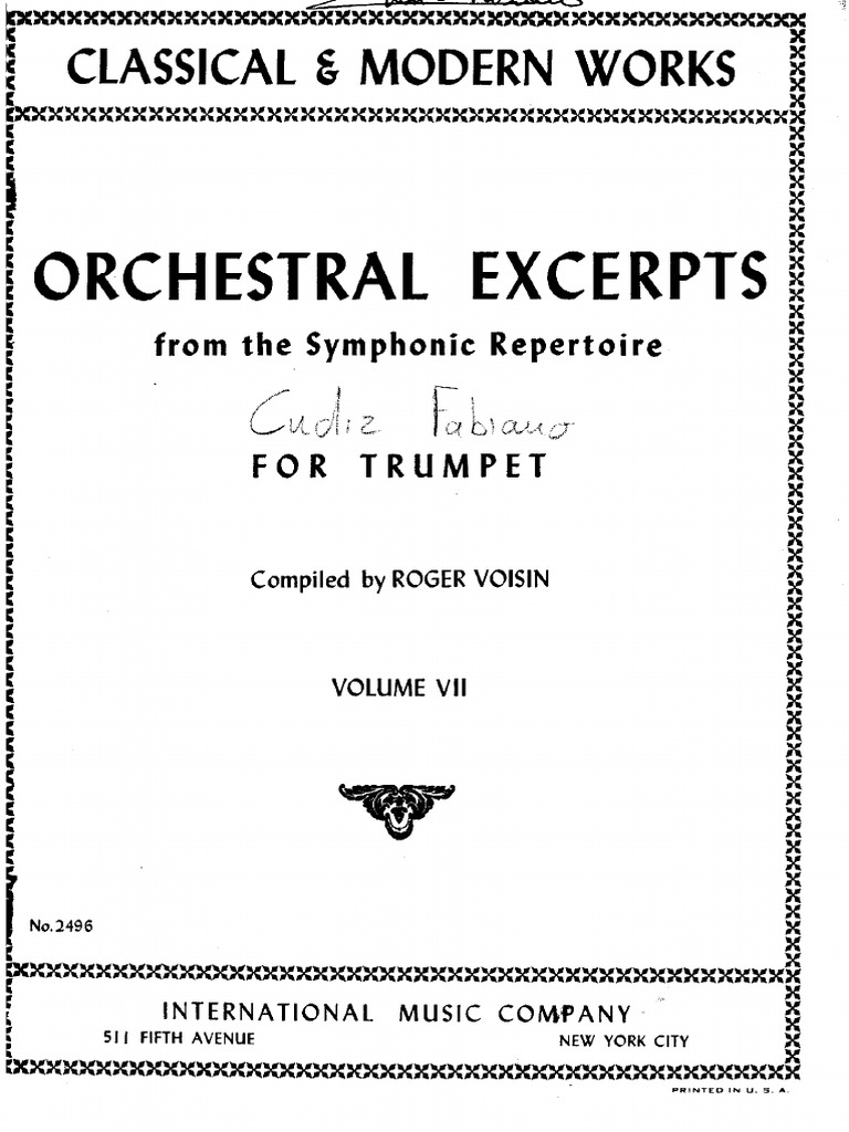 Passi D'orchestra Volume 7 PDF | PDF