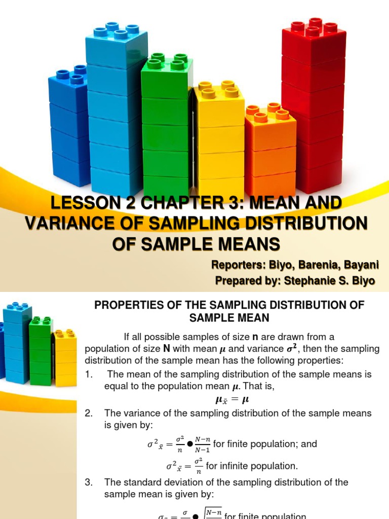 Lesson 2 Chapter 3 | PDF | Mean | Standard Deviation