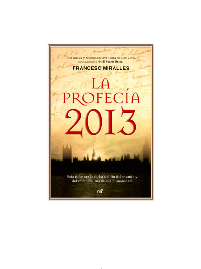 La Profeca 2013 - Francesc Miralles | PDF | Carl Jung | Salvador Dalí