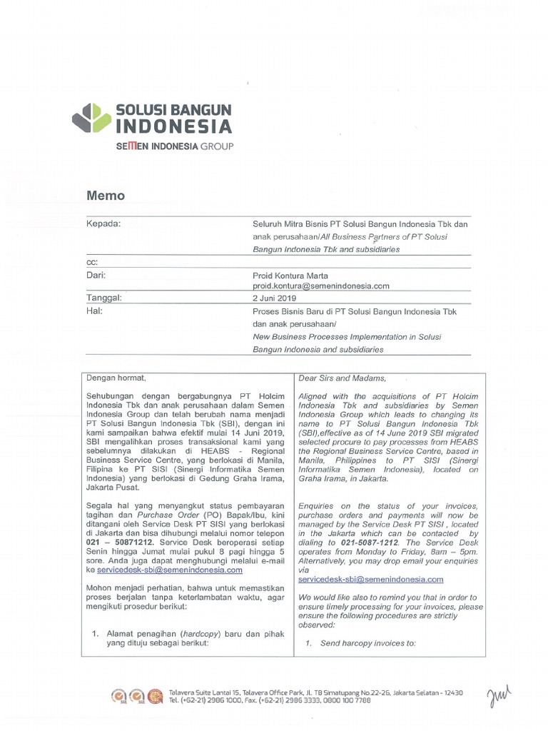 Vendor Letter | PDF