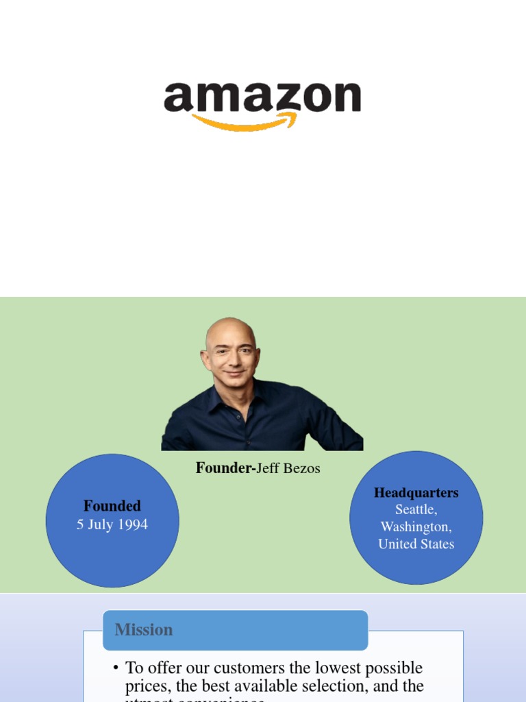 Amazon Overview | PDF | Marketing | Business