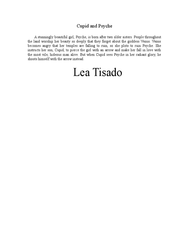 Cupid and Psyche | Download Free PDF | Cupid | Polytheism