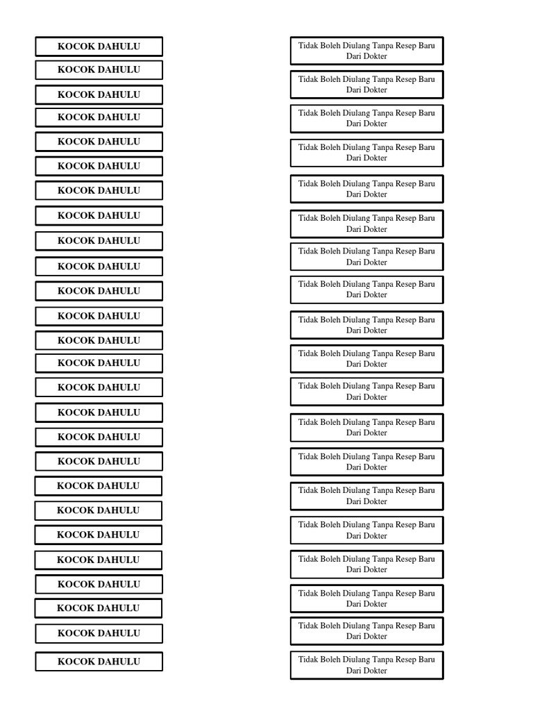 Contoh Label | PDF | Memasak, Makanan, & Anggur | Kesehatan Holistik