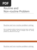 Activity Sheets - Routine and Non Routine Problems (With Reference ...