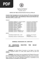 Executive Order - Barangay Council For The Protection of Children BCPC ...