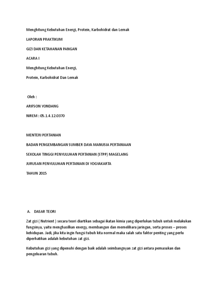 Contoh Laprak AKG | PDF