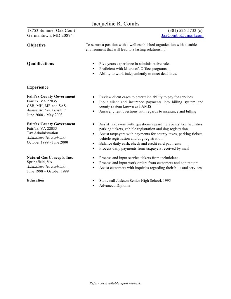 Jackie Resume | PDF | Finance & Money Management