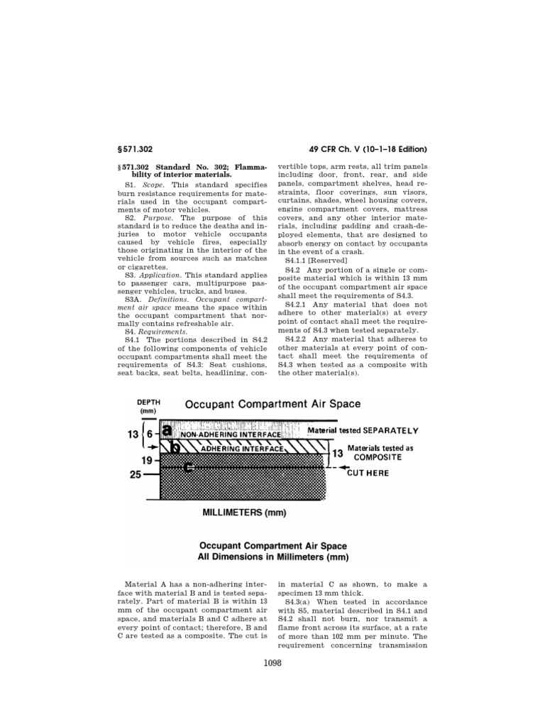 FMVSS 302-10-2018 - Flamabilidade | PDF | Vehicles | Transport FMVSS 302-10-2018 - Flamabilidade | PDF | Vehicles | Transport