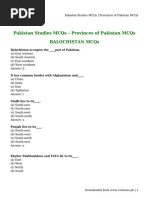 Top 100 General Knowledge Questions Pakistan | PDF | Pakistan | Nawaz ...