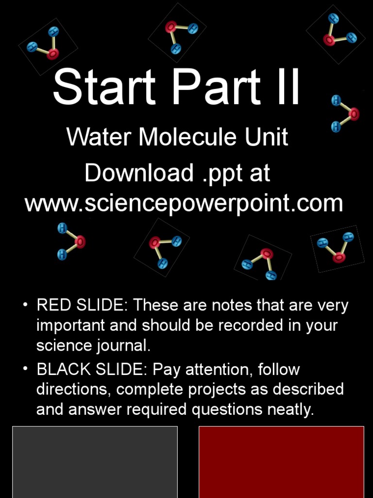 Water Molecule Unit Powerpoint Part II/III For Educators - Download ...