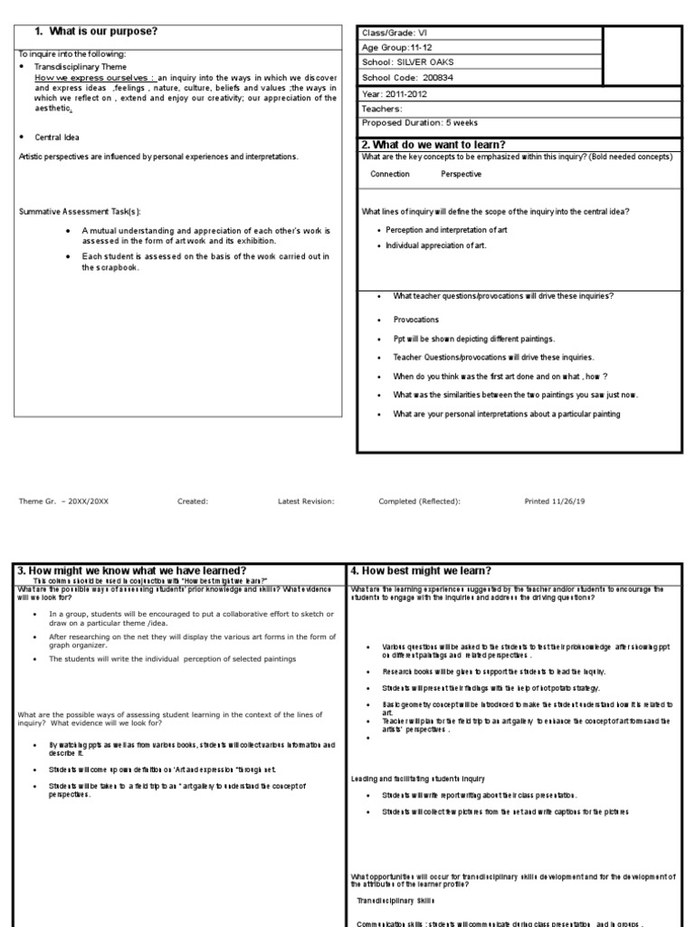 How We Express Ourselves | PDF | Concept | Learning
