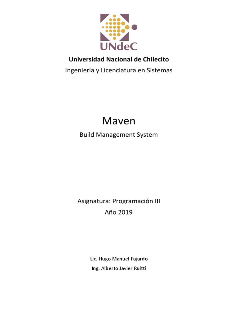 Guía Maven para Eclipse | PDF | Ingeniería de software | Informática