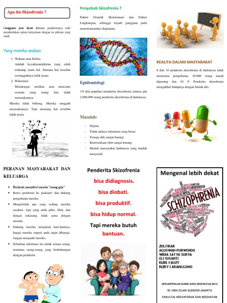 Leaflet Skizofrenia | PDF