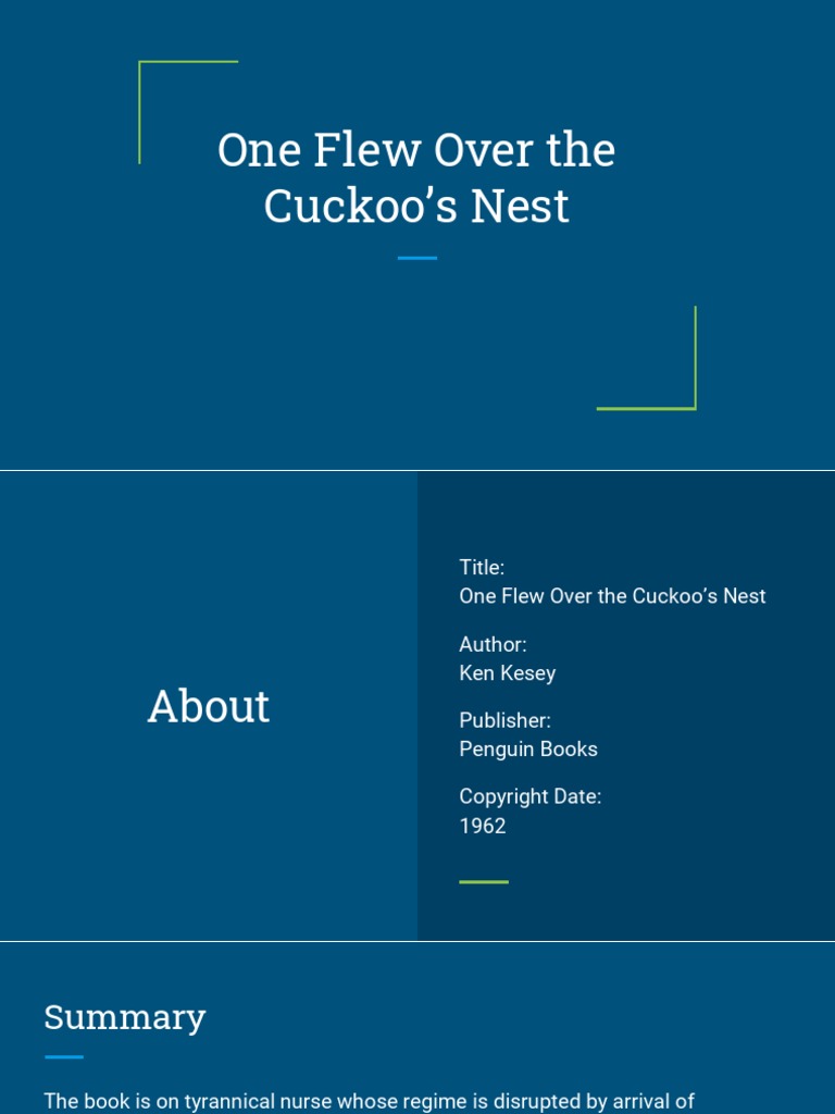 One Flew Over Cuckoo's Nest | PDF | Mental Health | Psychiatry
