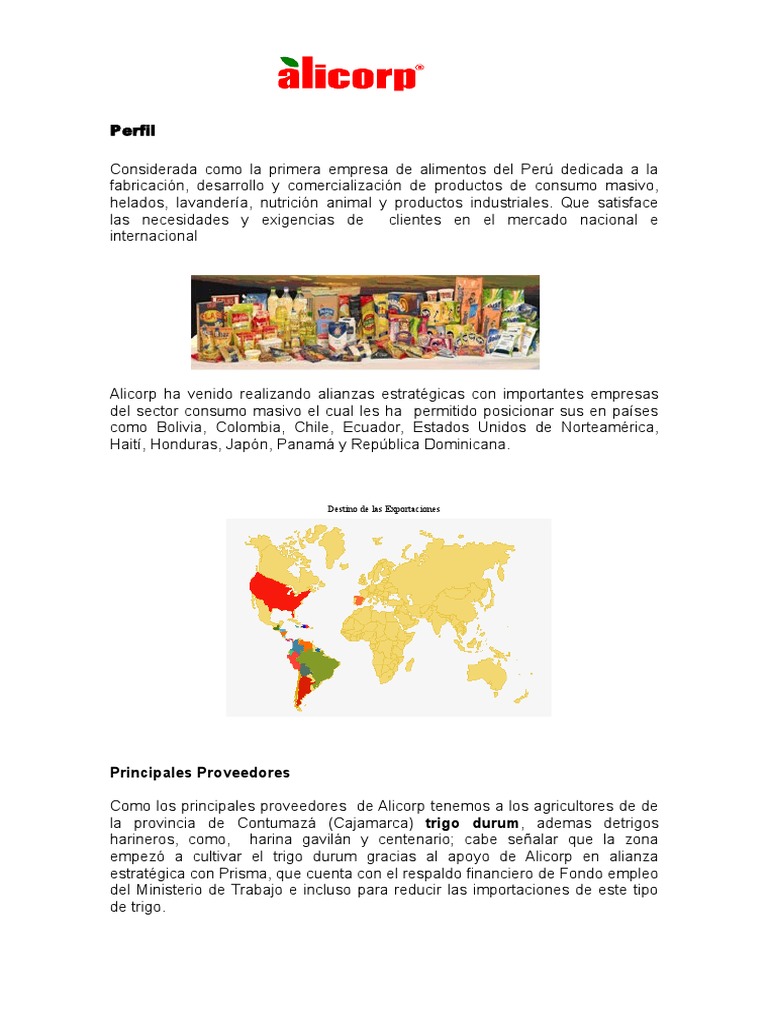 Ali Corp | PDF | Cereales | Comida y bebida