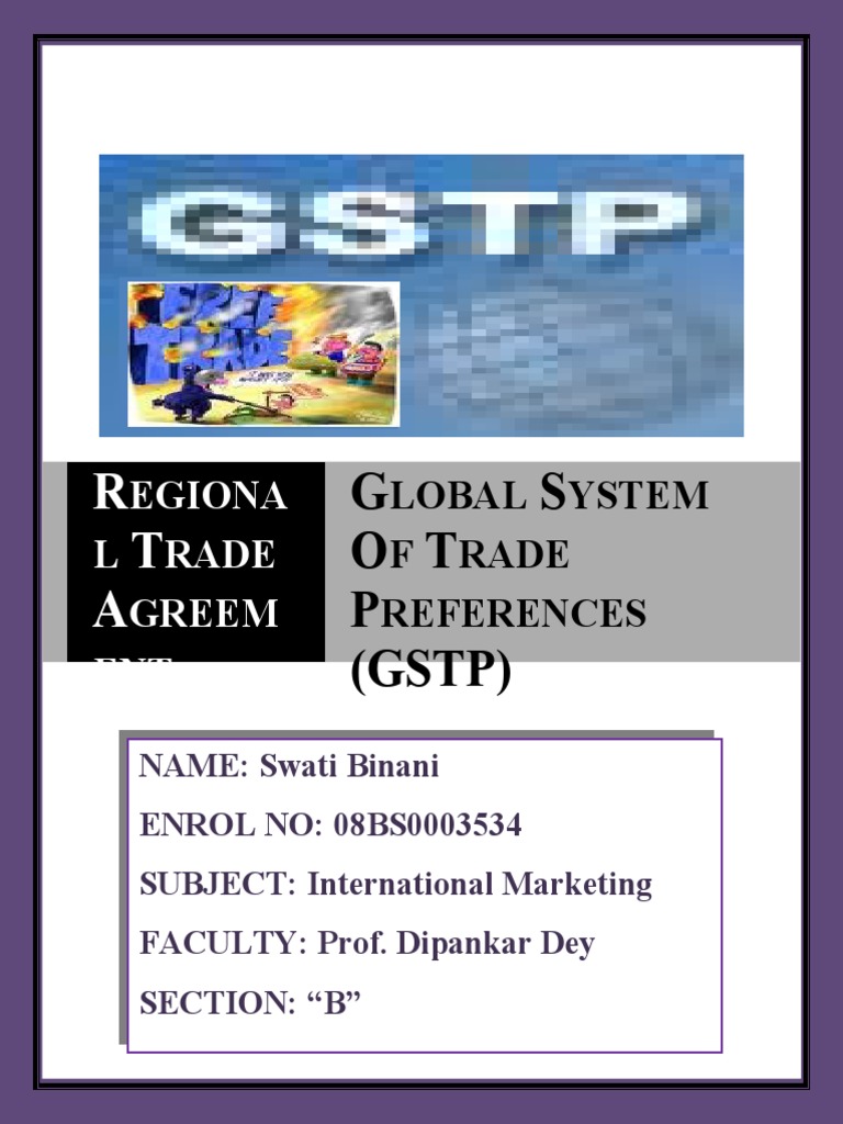 Global System of Trade Preferences | PDF | Trade | Economies