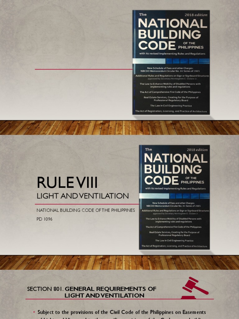 Summary of PD 1096 Rule 8&9 | PDF | Street | Window