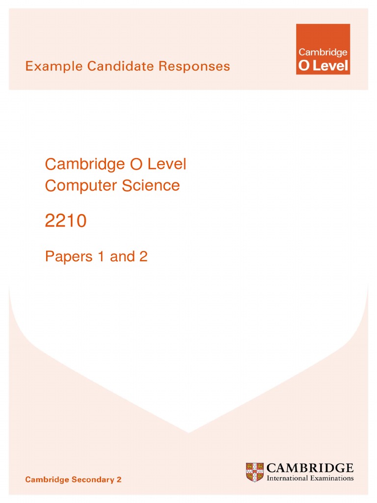 2210 ComputerScience ECR v1.1 | PDF | Logic Gate | Transport Layer Security