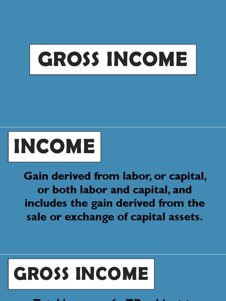 Gross Income | PDF | Gross Income | Insurance
