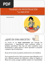Guía - Cómo Escribir Una Receta de Cocina | PDF | Receta | Cocinando